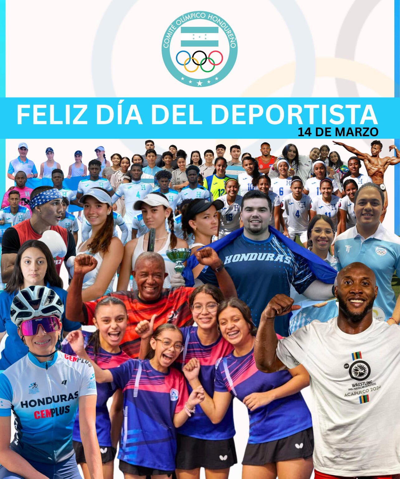 FELIZ DÍA DEL DEPORTISTA HONDUREÑO – Comité Olímpico Hondureño